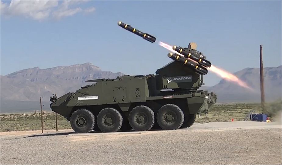 SHORAD Stryker_with_Boeing_Longbow_Hellfire – Marvin Engineering Co